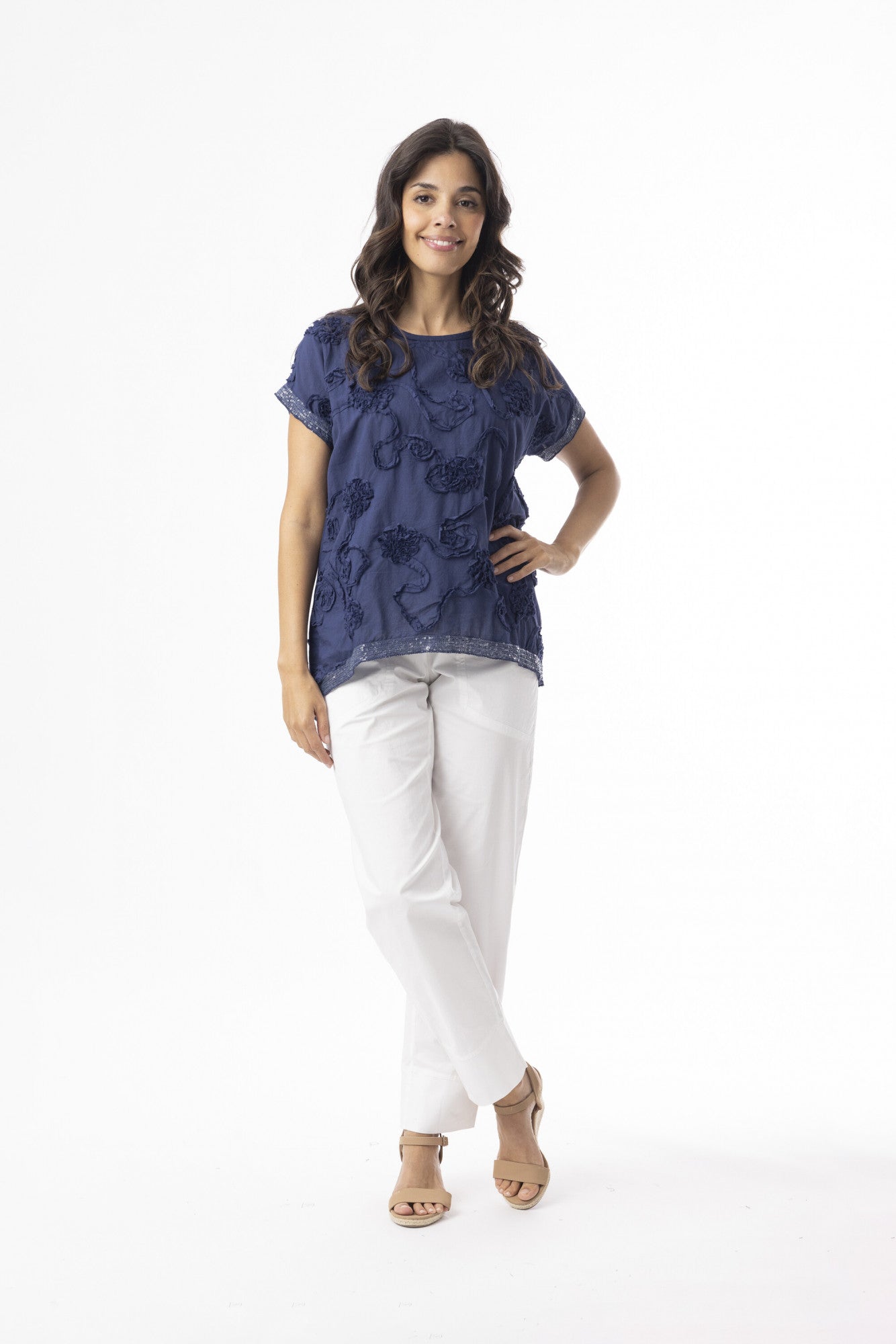 Orientique Floral Navy 42209